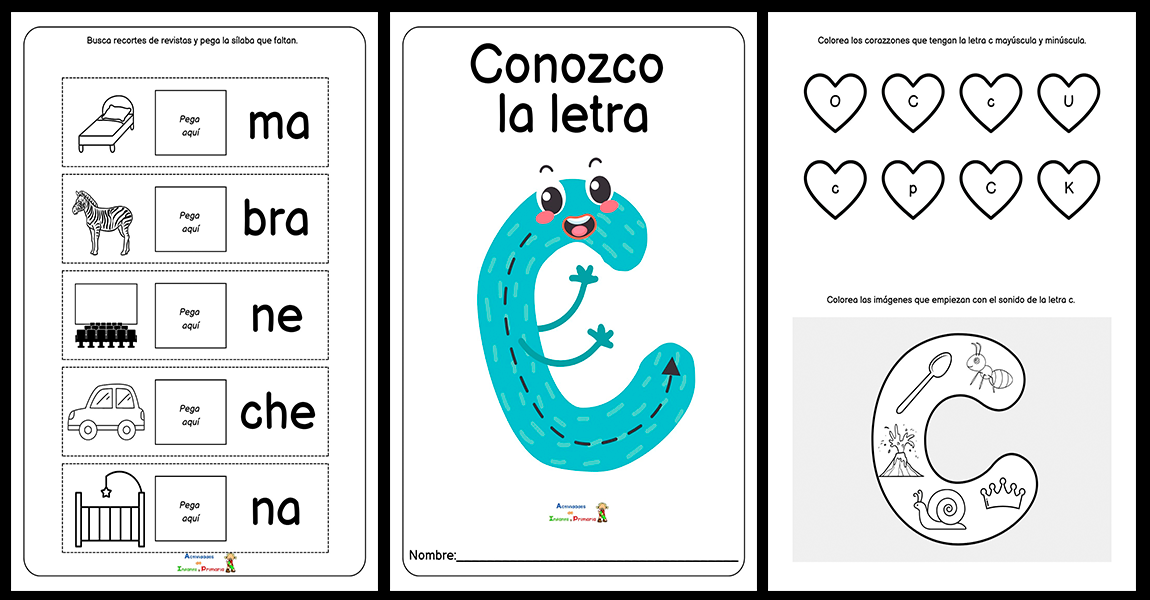 Letra C Actividades De Letras Letra B Preescolar Actividades Con La