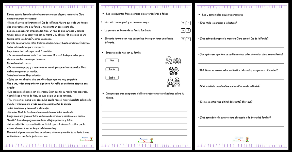 Día de las Familias archivos - Actividades de infantil y primaria