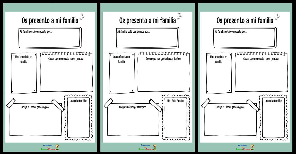 La Familia Actividades De Educacin Especial Actividades De