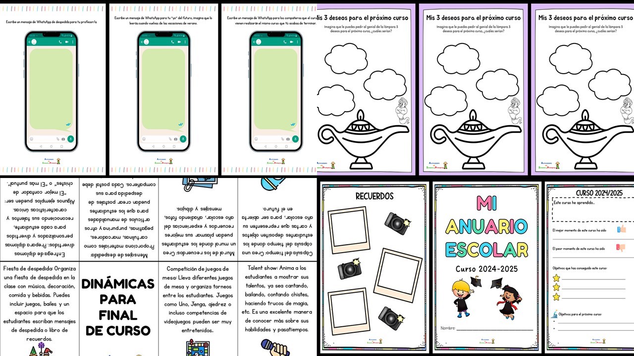 Recopilatorio de recursos para los últimos días de clase - Actividades ...