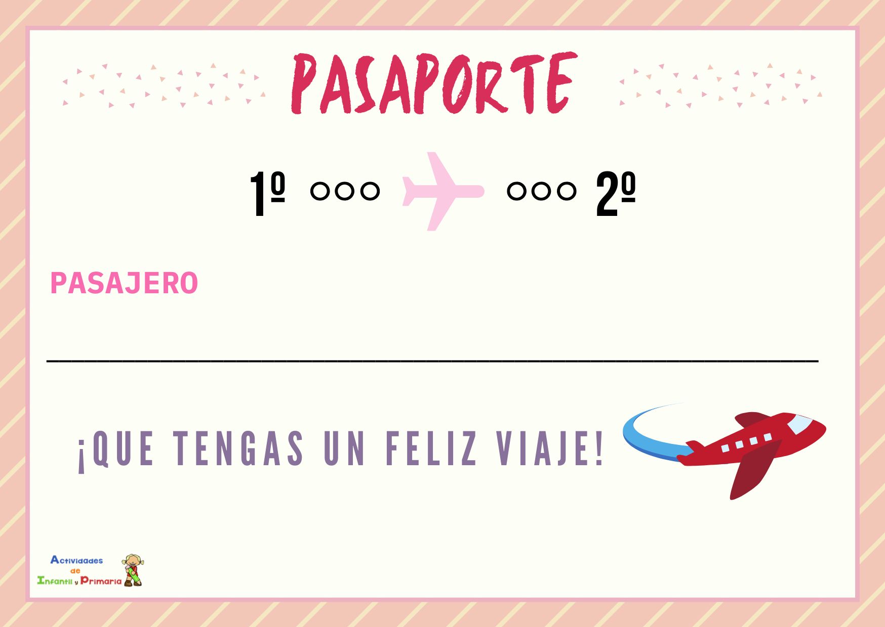 pasaporte archivos - Actividades de infantil y primaria