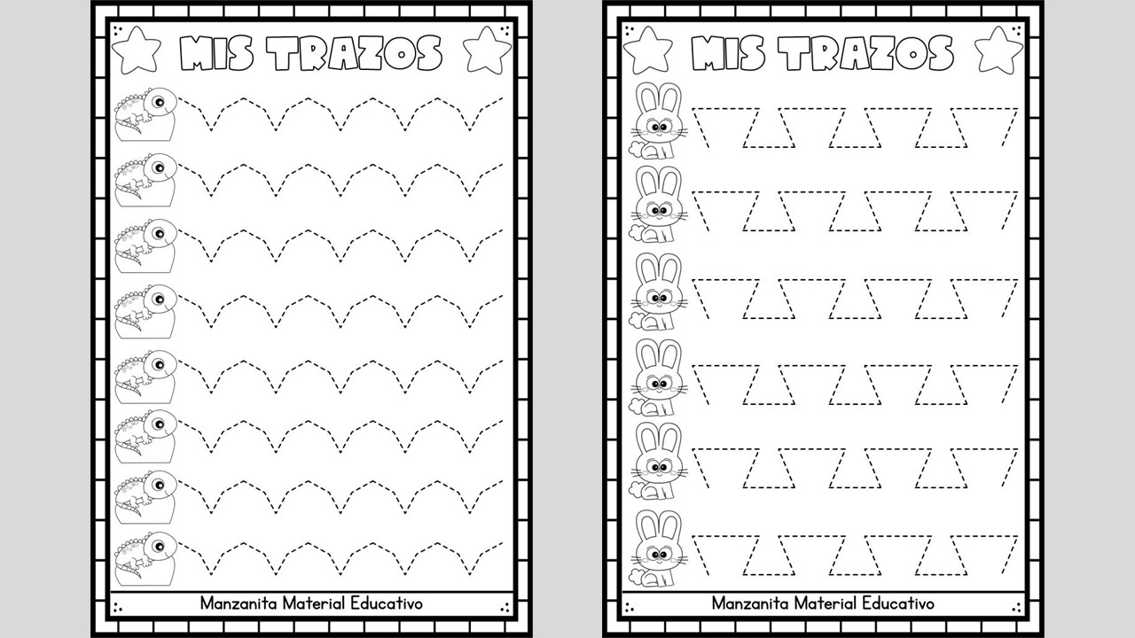 Cuadernito Mis primeros trazos - Actividades de infantil y primaria