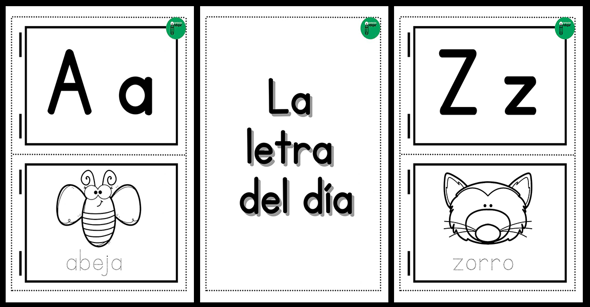 Cuadernillo: La letra del día - Actividades de infantil y primaria