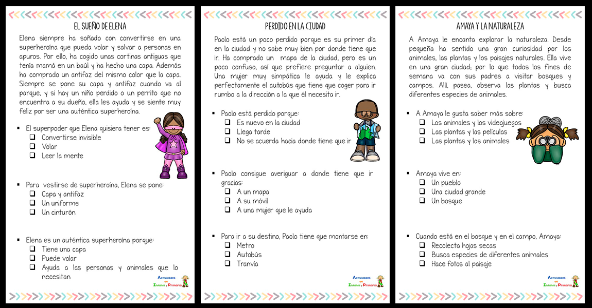 Mis primeras lecturas con preguntas, iniciación a la comprensión ...