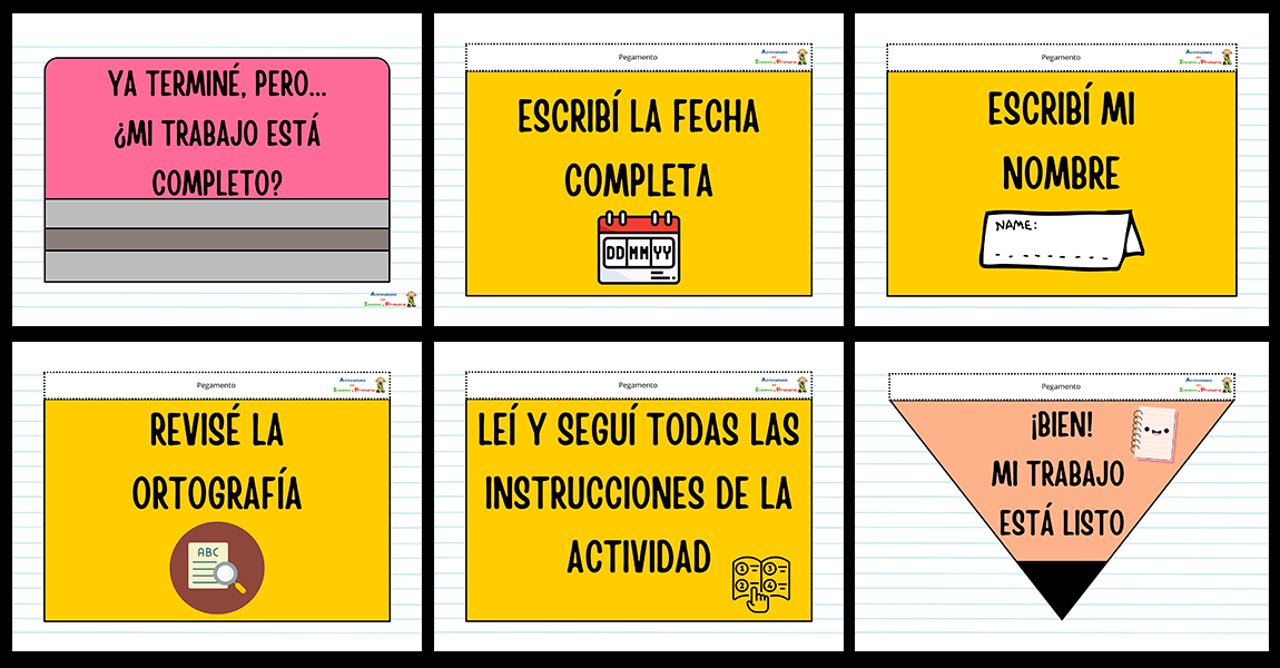 Ya terminé, pero...¿mi trabajo está completo? formato lápiz decorativo ...