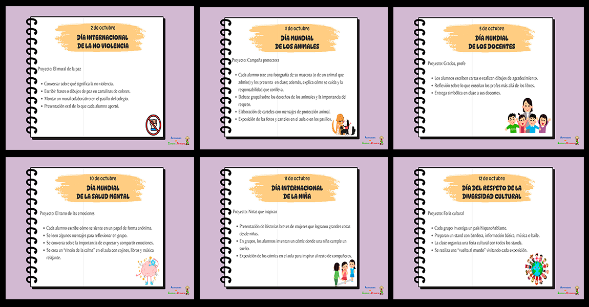 Efemérides de octubre en acción: proyectos divertidos y educativos para ...