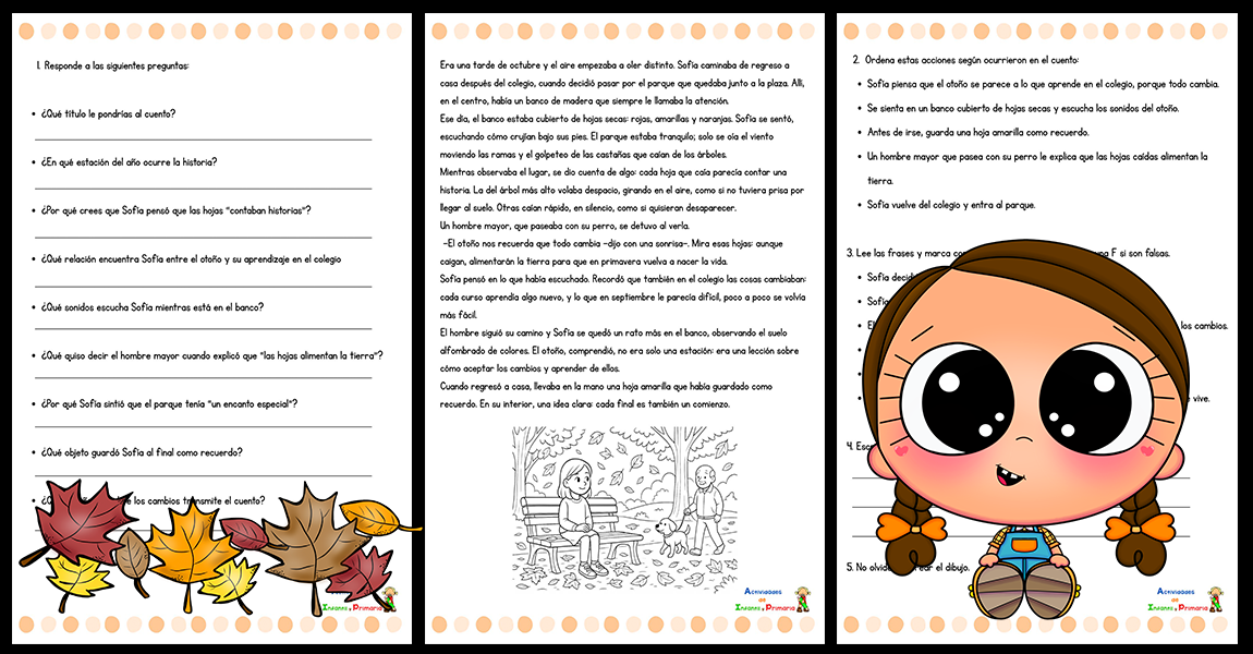 Lectura comprensiva de un cuento para últimos cursos de Primaria sobre ...