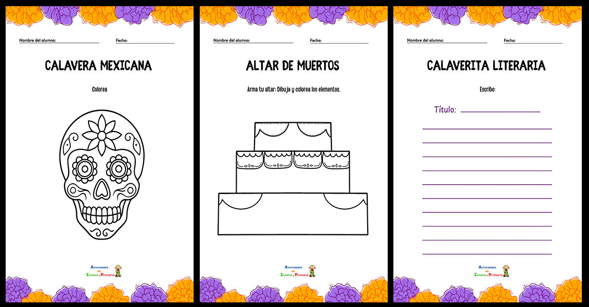 Cuadernito de actividades para conocer las tradiciones mexicanas el Dia ...