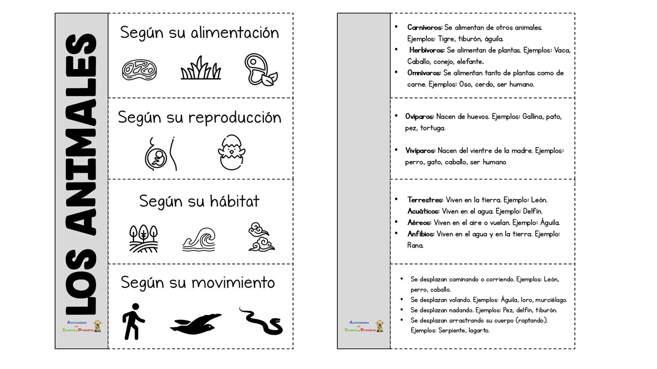 hábitat animales archivos - Actividades de infantil y primaria