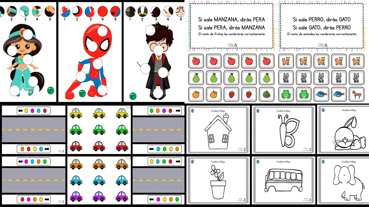 Actividades y juegos para entrenar la atención infantil - Actividades ...