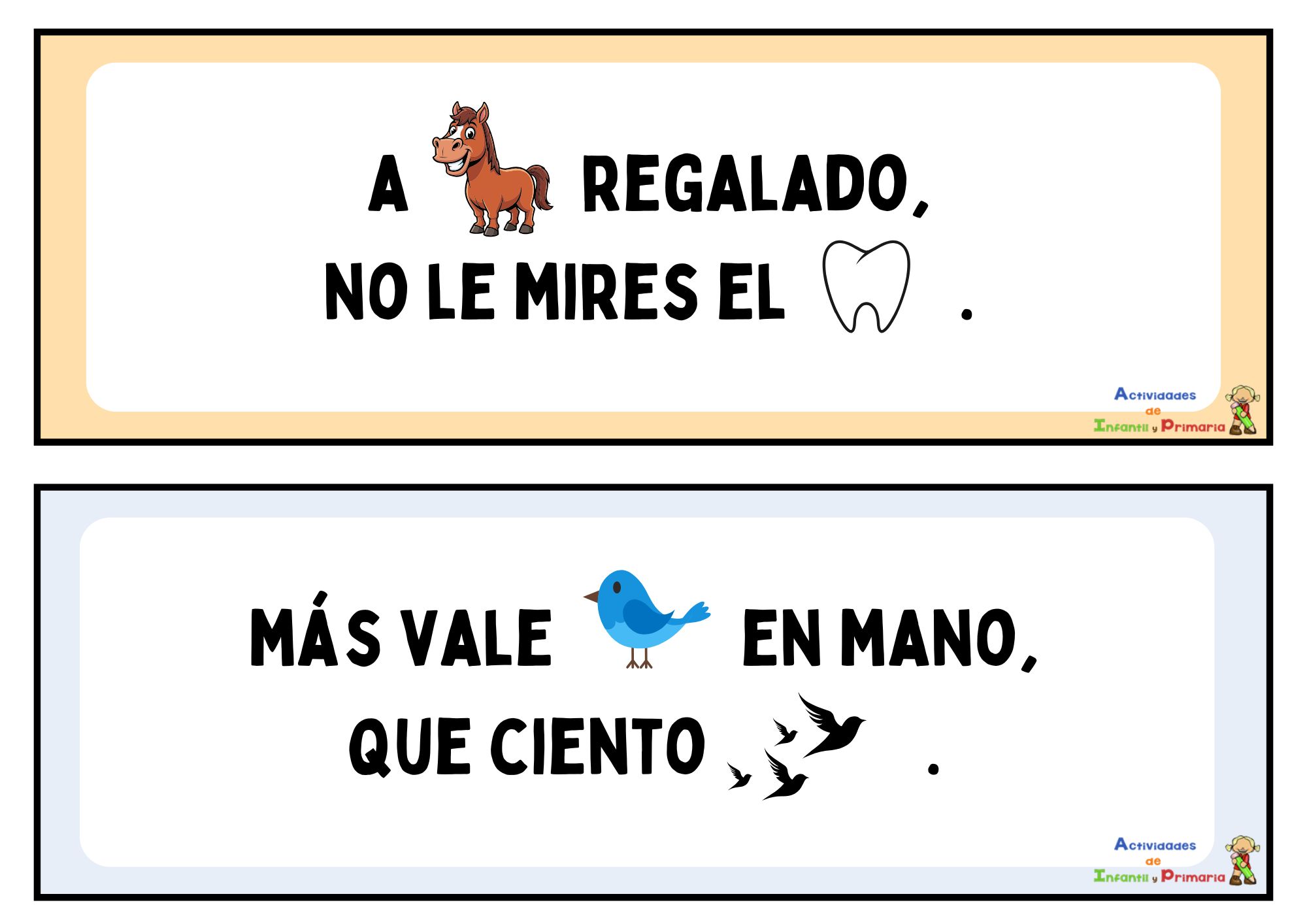 refranes archivos - Actividades de infantil y primaria