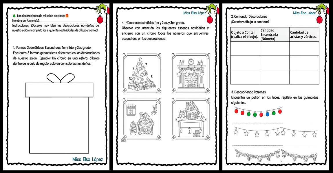 Retos matemáticos navideños para los últimos días de clase ...