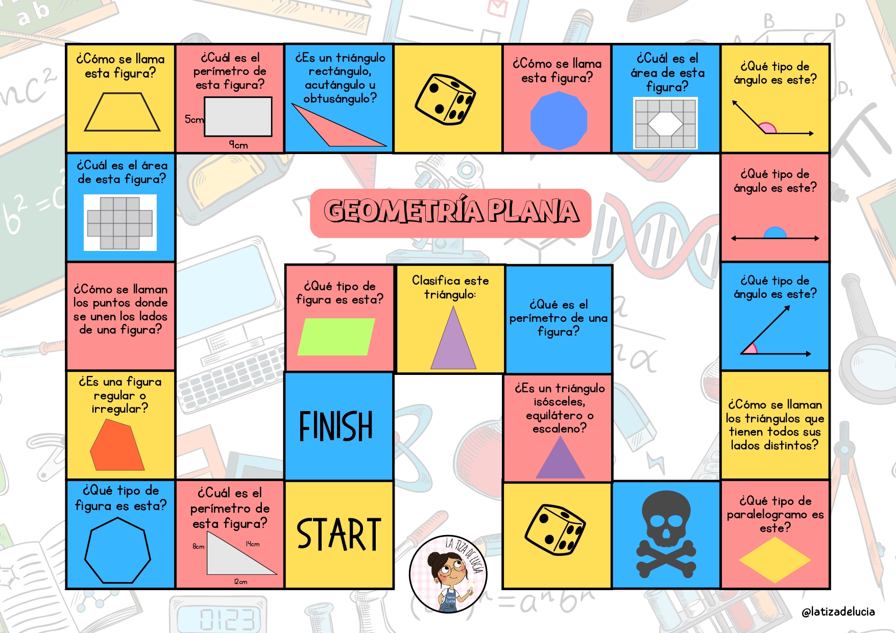 Geometría en juego: El tablero de los desafíos - Actividades de ...