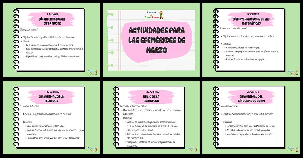 Proyectos educativos y propuestas para las efemérides del mes de marzo ...