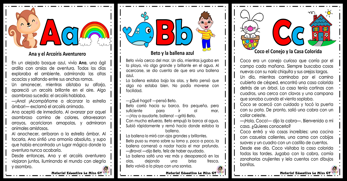 De la A a la Z: Cuentos que enseñan a leer - Actividades de infantil y ...
