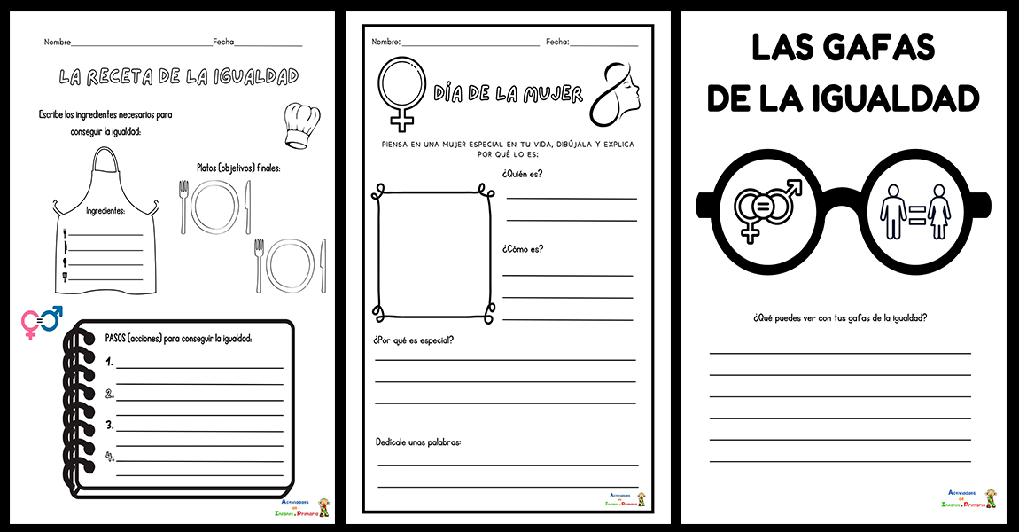 Pack de actividades creativas por el Día de la Mujer 8M - Actividades ...