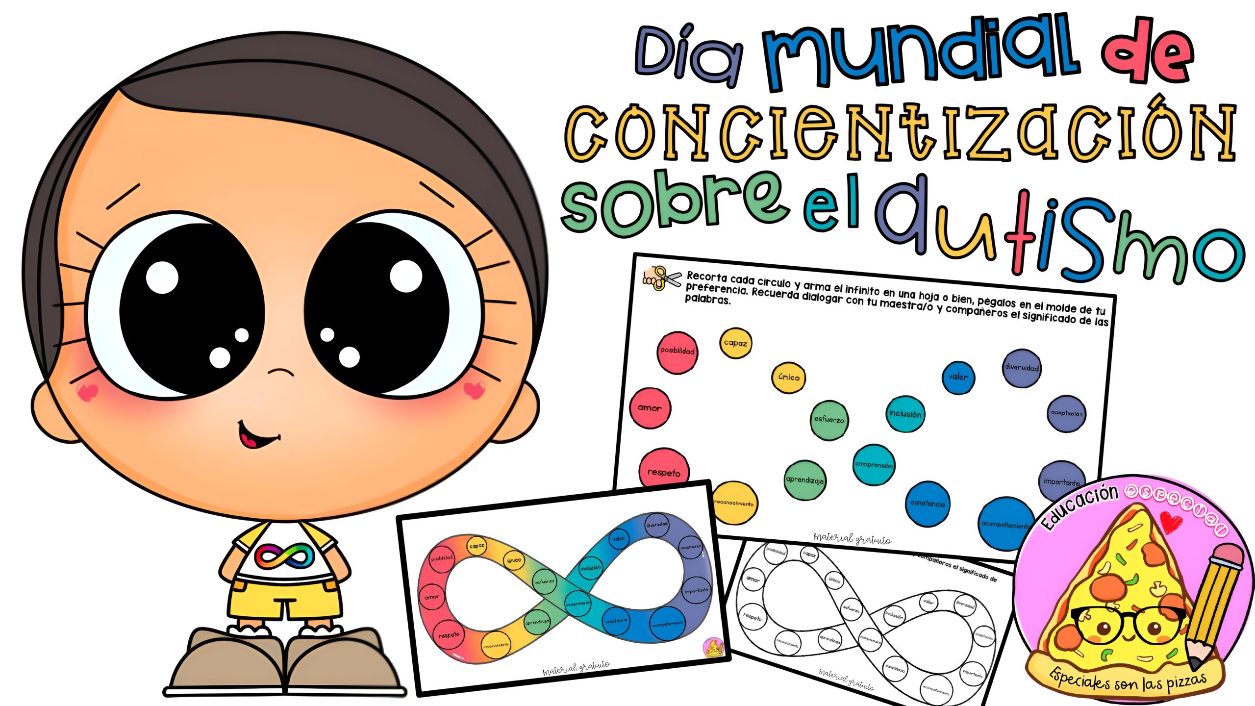 Actividad creativa para el Día Mundial del Autismo: Crea tu infinito ...