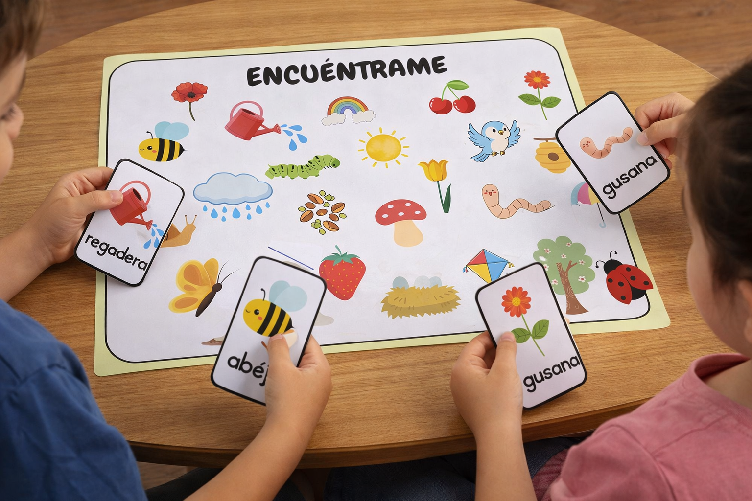 Juego de vocabulario de primavera: Cartas y tablero para trabajar la ...