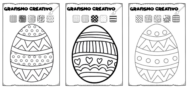 Huevos de Pascua: Un lienzo para el grafismo creativo - Actividades de ...