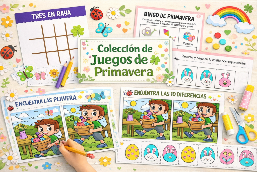 ¡La primavera ha llegado al aula! Juegos para la recta final del ...