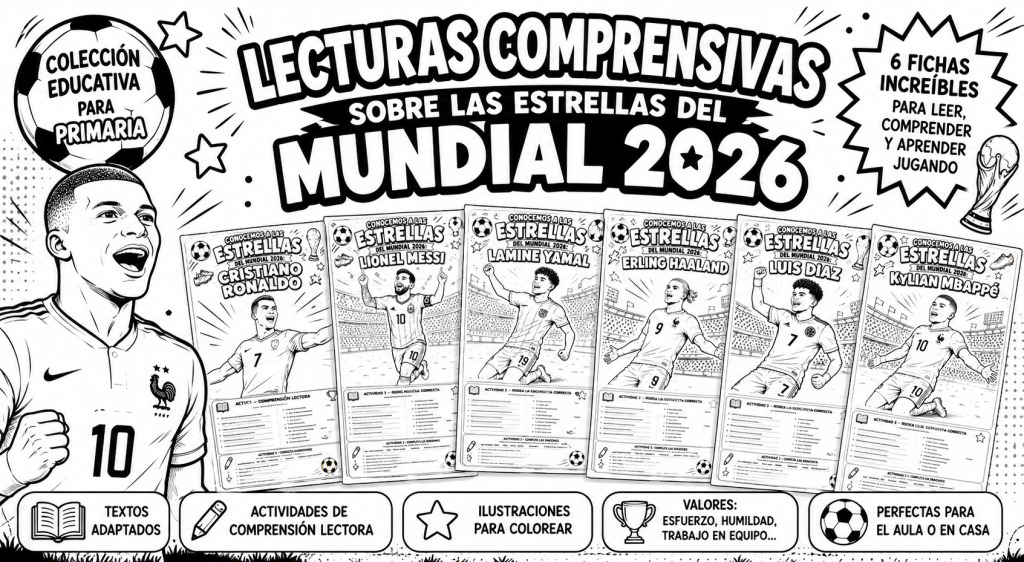 Lecturas comprensivas: Conocemos a las estrellas del Mundial 2026 ...
