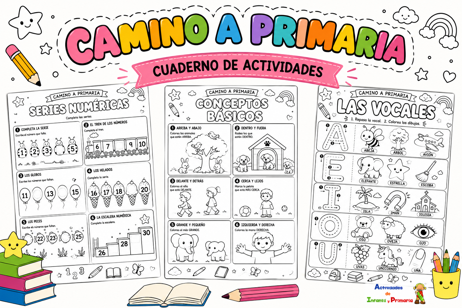 ¡Preparados para Primaria! Cuaderno de repaso final - Actividades de ...